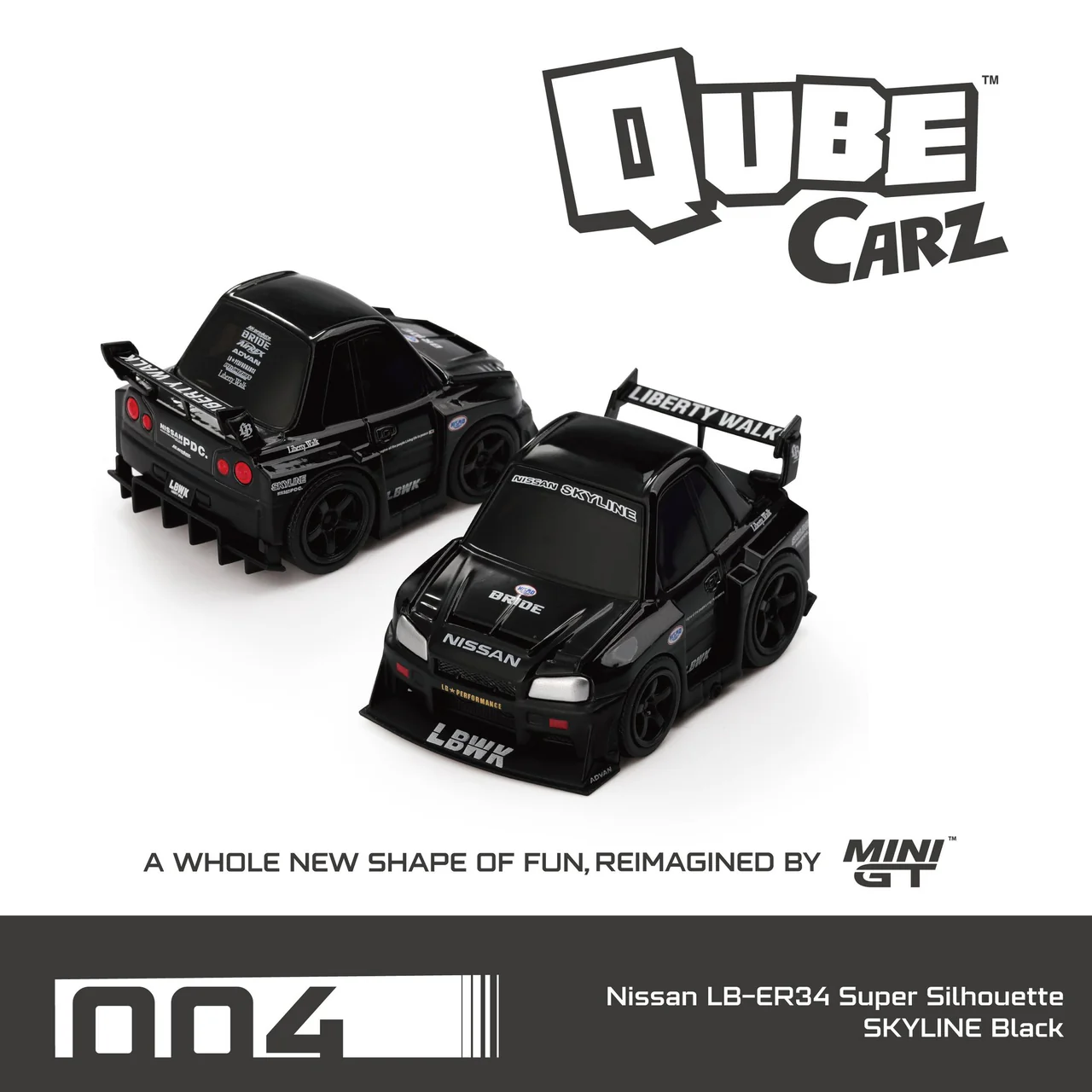 Mini GT Nissan Skyline GT-R (R34) LB-ER34 Super Silhouette SKYLINE ...
